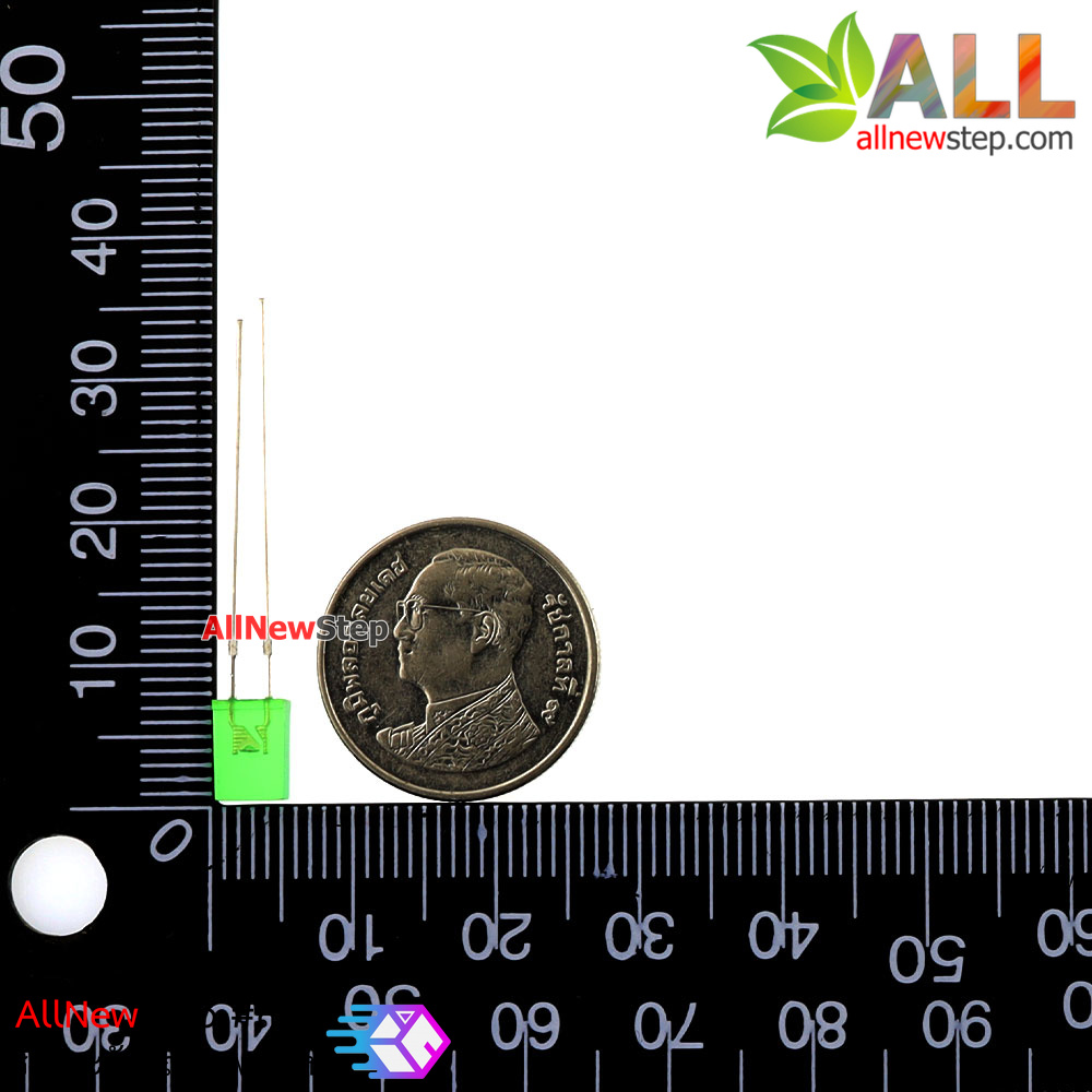 Led แบบเหลี่ยม Led เหลี่ยม สีเขียว จำนวน 5 ชิ้น Arduinoall ขาย Arduino ซื้อ Arduino อุปกรณ์