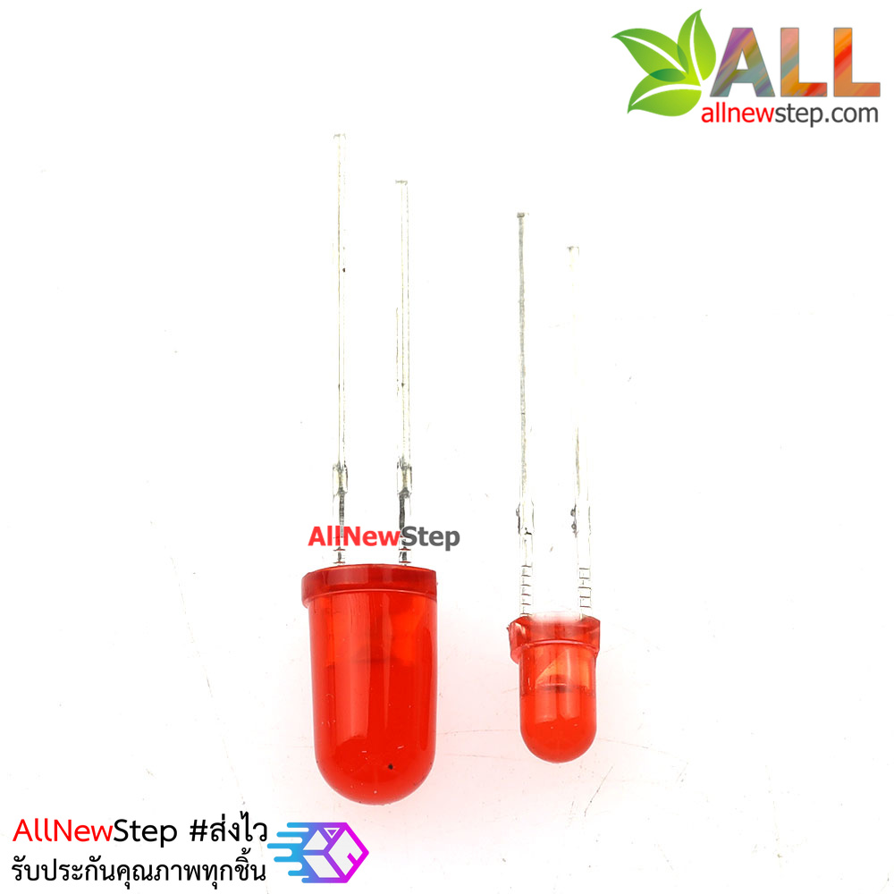 ชุด Led 3mm และ5mm 5 สีอย่างละ 20 รวม 200 ดวง Arduinoall ขาย Arduino