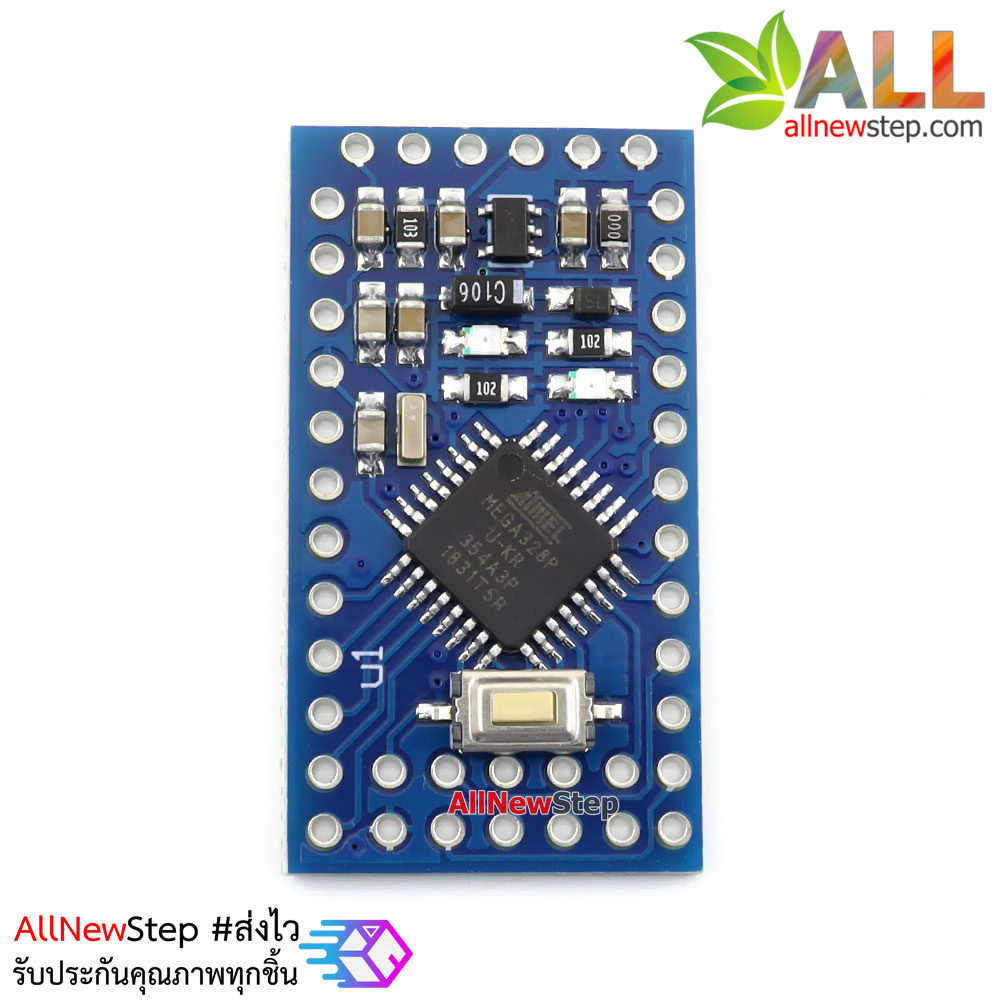 Pro Mini ATMEGA328P 5V เพิ่มขา IO บอร์ด Arduino Compatible - ArduinoAll ขาย Arduino ซื้อ Arduino ...