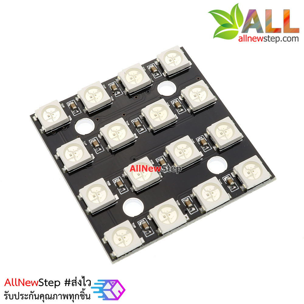 NeoPixel Matrix แบบตาราง 4x4 WS2812 16 RGB LED - ArduinoAll ขาย Arduino ซื้อ Arduino อุปกรณ์ ...