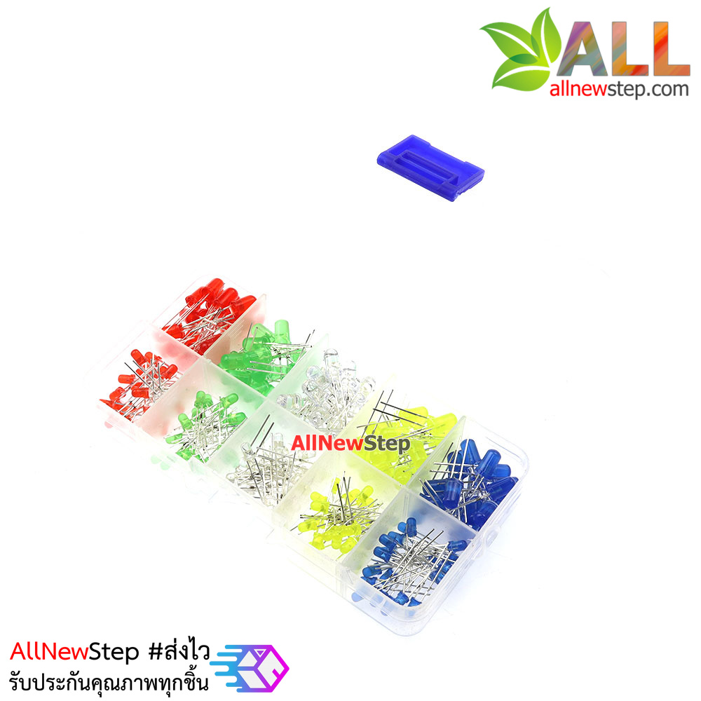 ชุด Led 3mm และ5mm 5 สีอย่างละ 20 รวม 200 ดวง Arduinoall ขาย Arduino ซื้อ Arduino อุปกรณ์