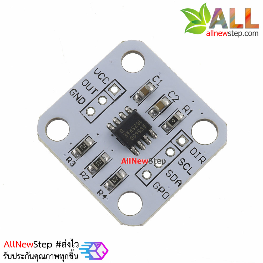 AS5600 magnetic encoder magnetic induction angle measurement sensor ...