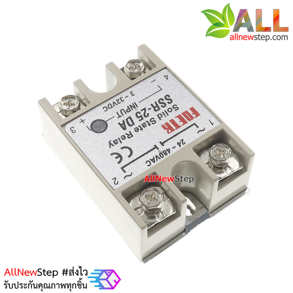 Solid State Relays 25A SSR-25DA Input 3-32VDC Output 24-380VAC ...
