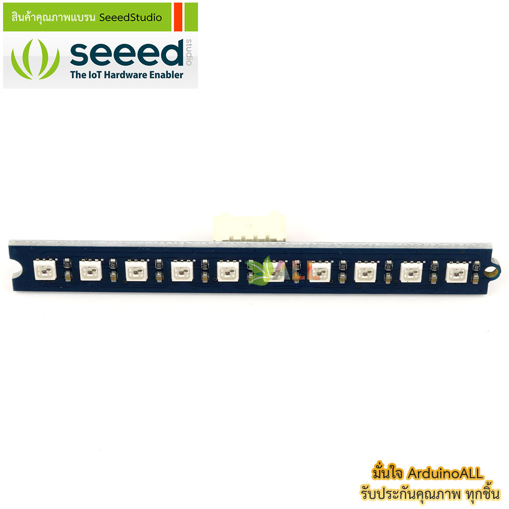 โมดูลไฟ RGB WS2813 10 ดวง Grove - RGB LED Stick 10 - WS2813 Mini ของแท้จาก Seeed Studio ...