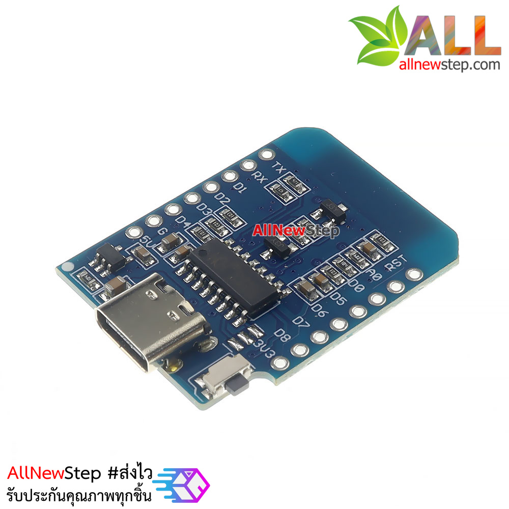 WeMos d1 mini NodeMCU wemos d1 mini WIFI ESP8266 type c nodemcu พร้อม Pin Header หัวต่อ usb type ...