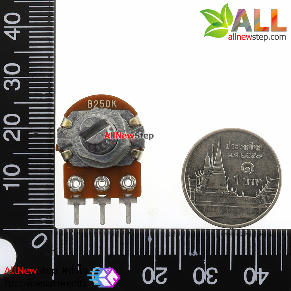ตัวต้านทานปรับค่าได้ 250k โวลลุ่ม โพเทนซิโอมิเตอร์ Vr 250 Kohm Arduinoall ขาย Arduino ซื้อ