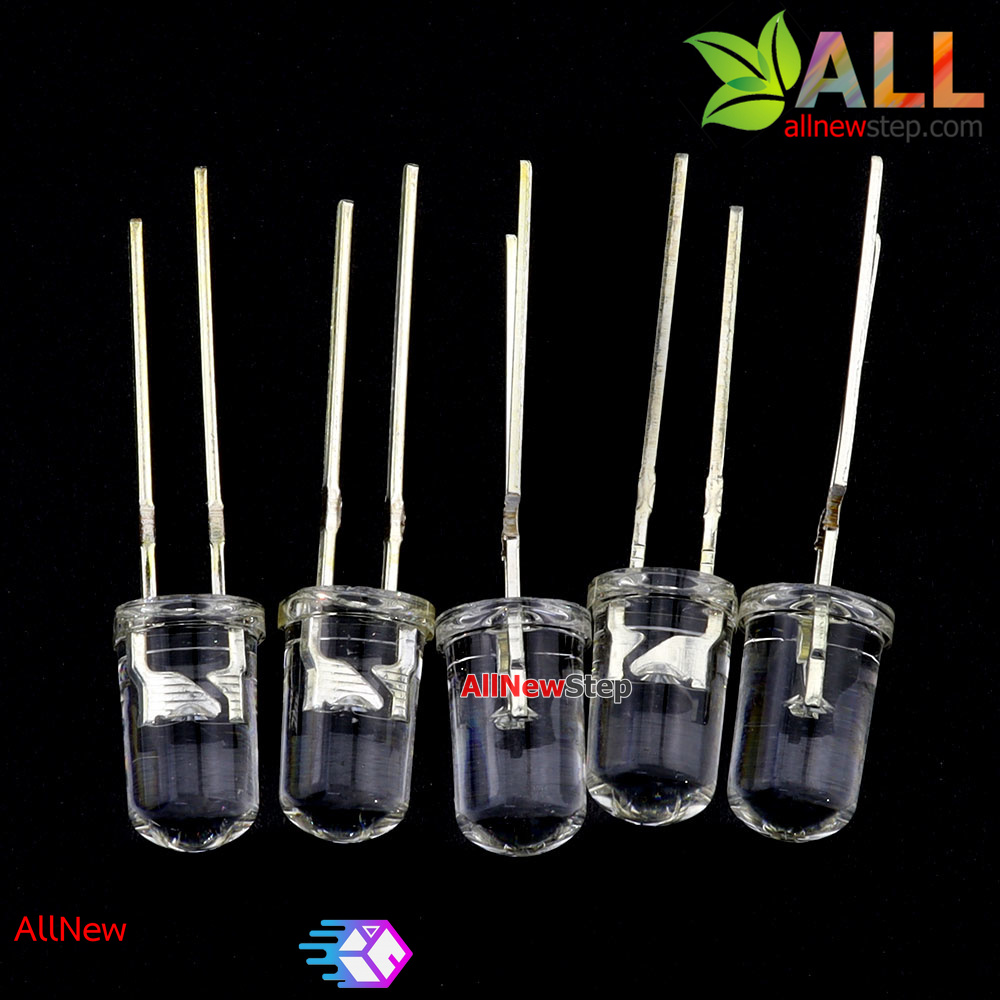 Led ขนาด 5mm สีน้ำเงิน จำนวน 5 ดวง Arduinoall ขาย Arduino ซื้อ Arduino อุปกรณ์ Arduino Sensor