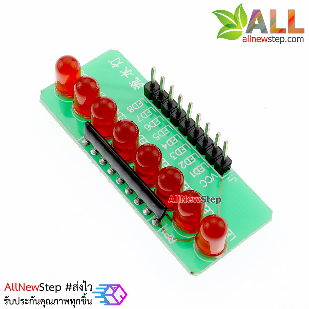 บอร์ดทดลอง Led 8 ดวง สำหรับ Arduino Arduinoall ขาย Arduino ซื้อ Arduino อุปกรณ์ Arduino Sensor