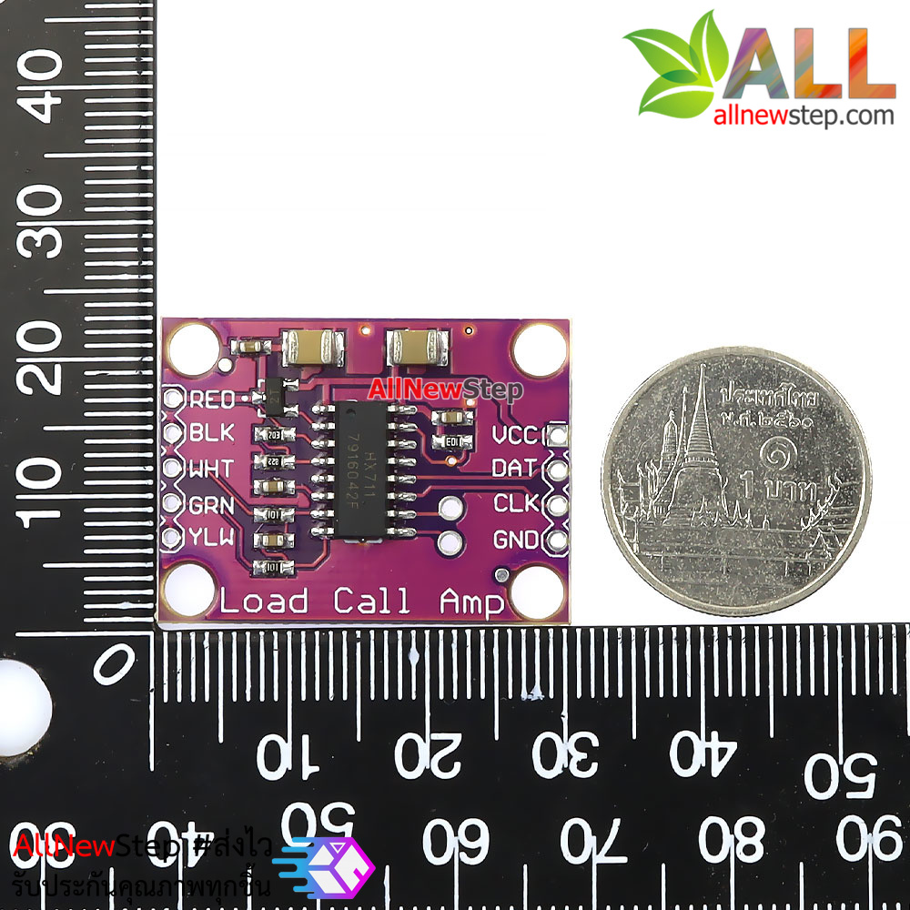 HX711 Weight Sensor Amplifier Module Dual Channel HX711 For load cell - ArduinoAll ขาย Arduino ...