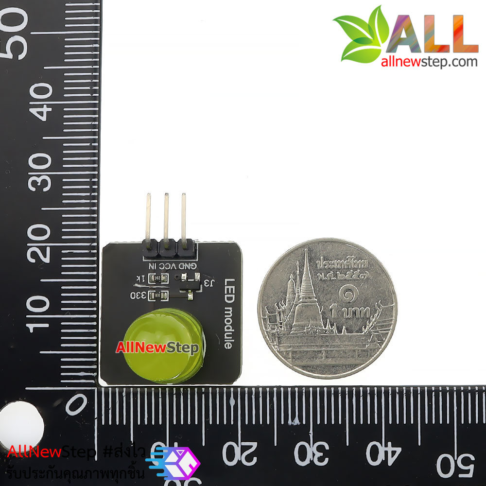 โมดูลไฟ Led 10mm สีเหลือง Led 10mm Arduinoall ขาย Arduino ซื้อ Arduino อุปกรณ์ Arduino Sensor