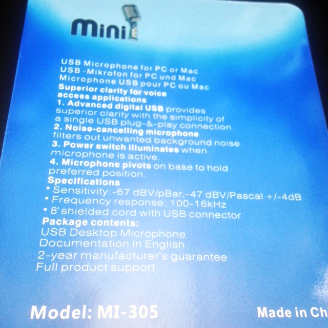 USB Mini Microphone for Raspberry Pi ไมโครโพนแบบ USB ขนาดเล็กสำหรับ RaspberryPi PC และ Laptop ...