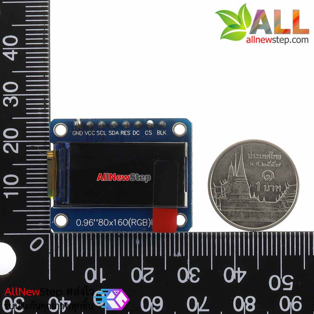TFT LCD 0.96 inch IPS display module ST7735 65K Full Color for Arduino - ArduinoAll ขาย Arduino ...