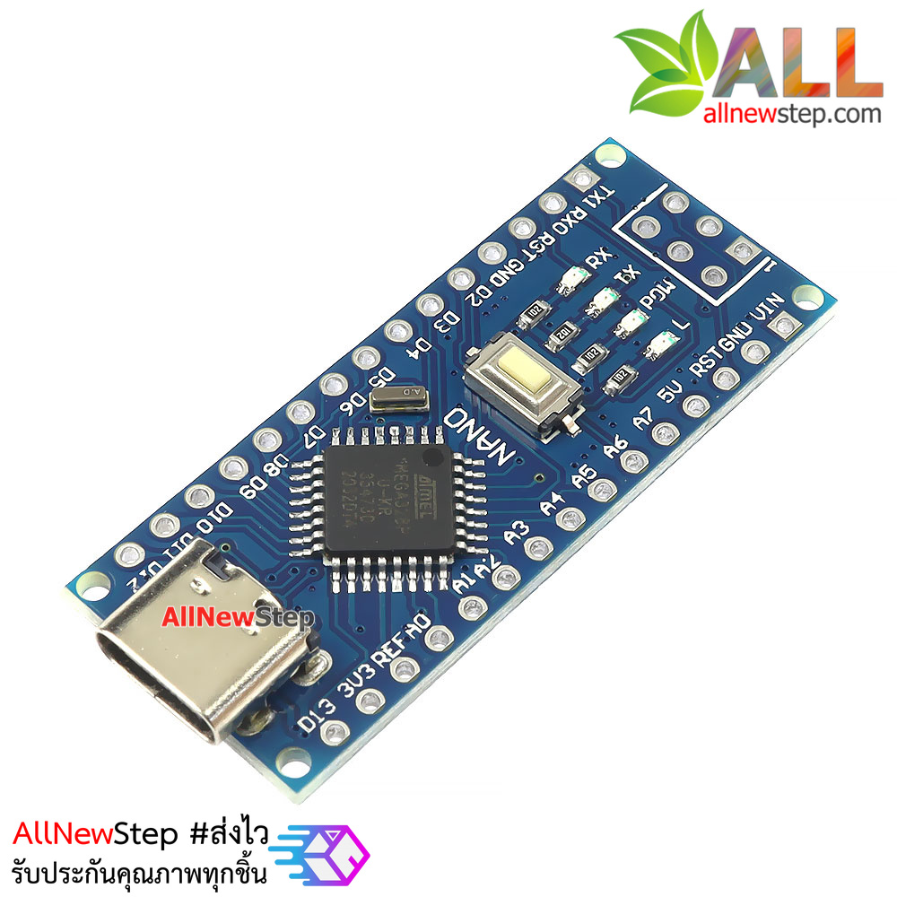 Arduino บอร์ด Nano 3.0 รุ่นใหม่ CH340 ยังไม่บัดรีขา - ArduinoAll ขาย Arduino ซื้อ Arduino ...