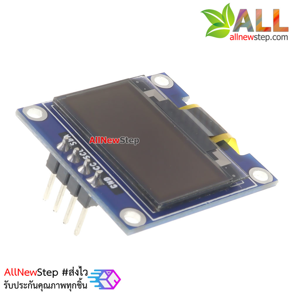 Oled Lcd Led Display Module 128x64 096 นิ้ว For Arduino สีขาว