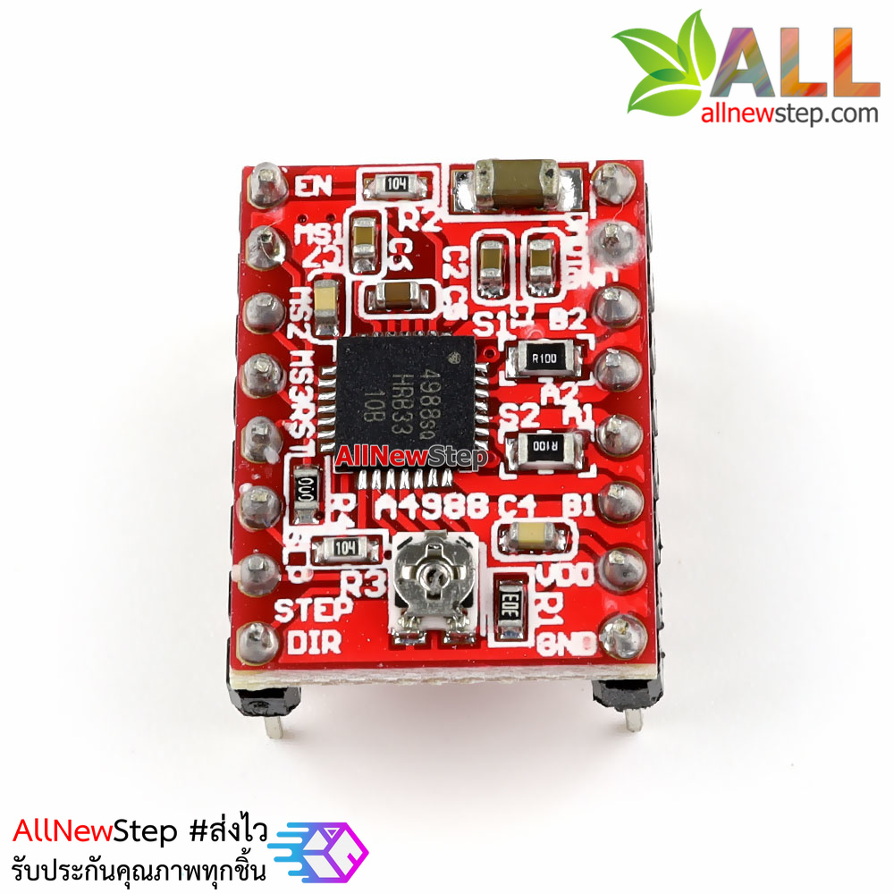 A4988 Stepper Motor Driver Module (for 3D Printer) + Heatsink - ArduinoAll ขาย Arduino ซื้อ ...
