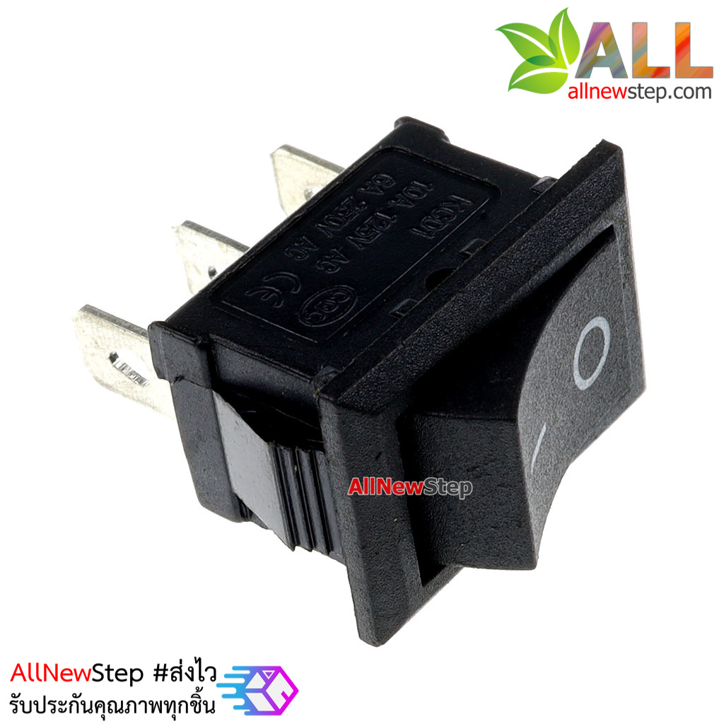 สวิตช์ไฟเปิดปิด 3 ขา สีดำ 6a250v ขนาด Kcd1 102 Arduinoall ขาย Arduino ซื้อ Arduino อุปกรณ์