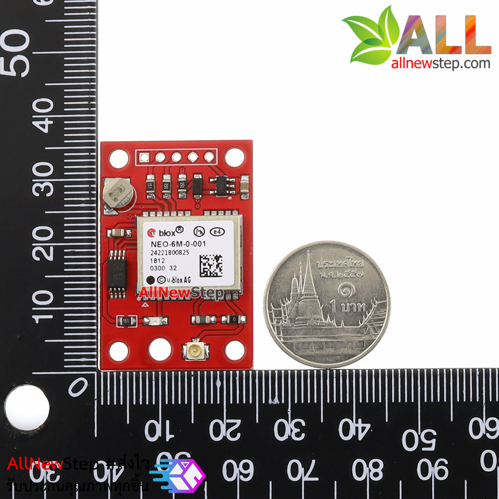 NEO-6M Ublox/u-blox GPS Module NEO6MV2 พร้อมสายอากาศ - ArduinoAll ขาย Arduino ซื้อ Arduino ...