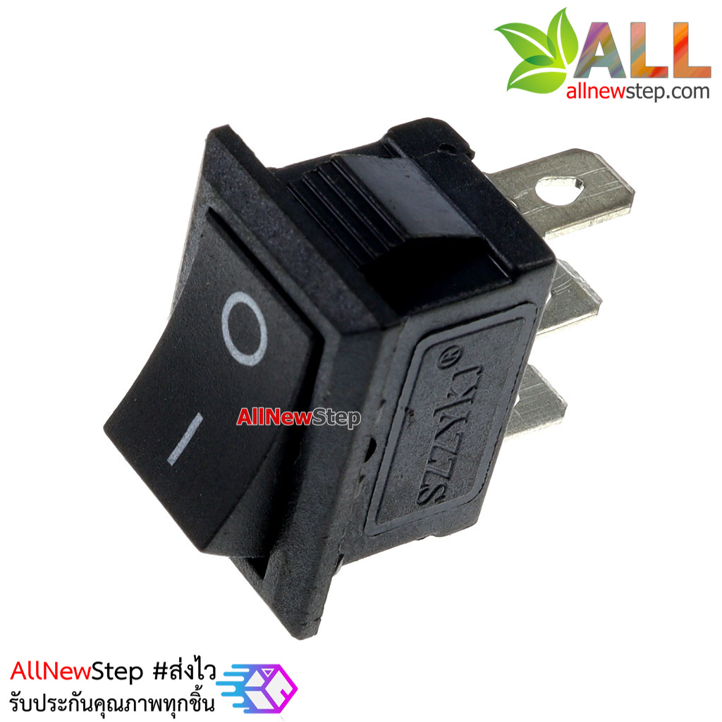 สวิตช์ไฟเปิดปิด 3 ขา สีดำ 6a250v ขนาด Kcd1 102 Arduinoall ขาย Arduino ซื้อ Arduino อุปกรณ์