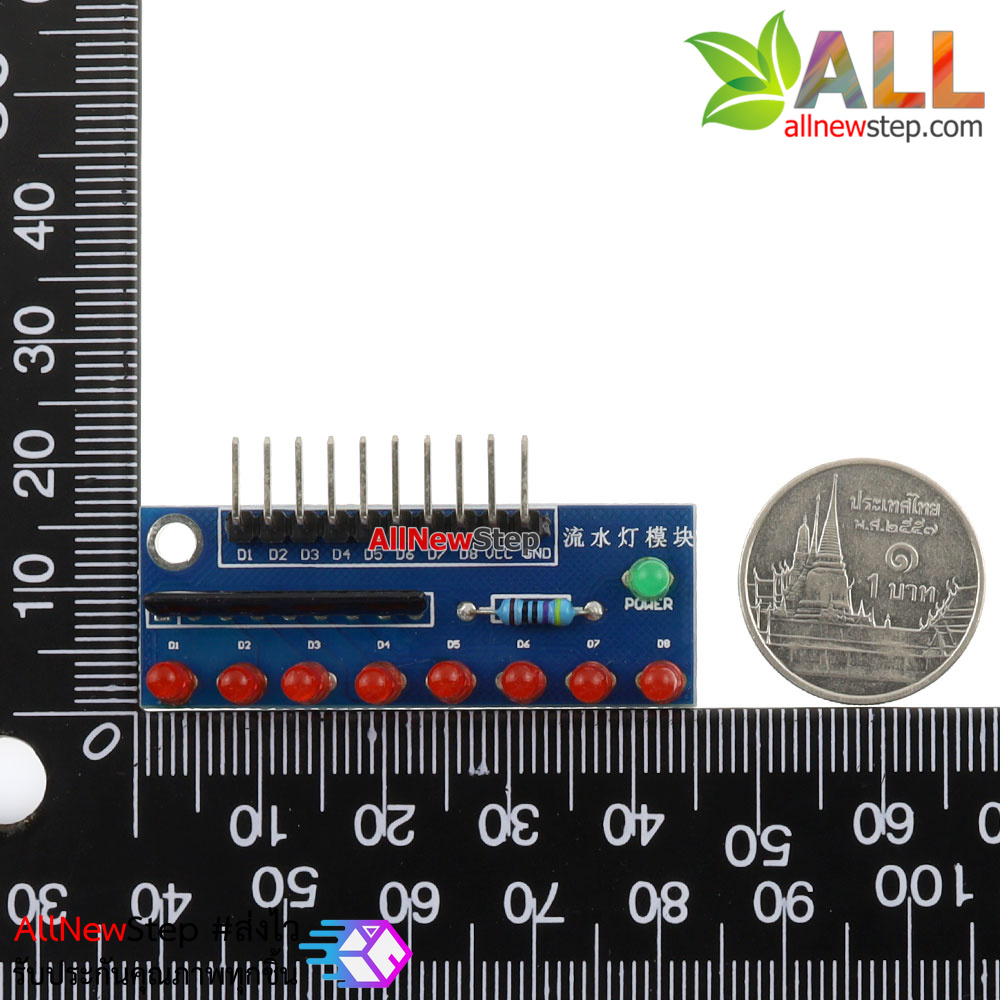 บอร์ดทดลอง Led 8 ดวง สำหรับ Arduino สีแดง Arduinoall ขาย Arduino ซื้อ Arduino อุปกรณ์ Arduino