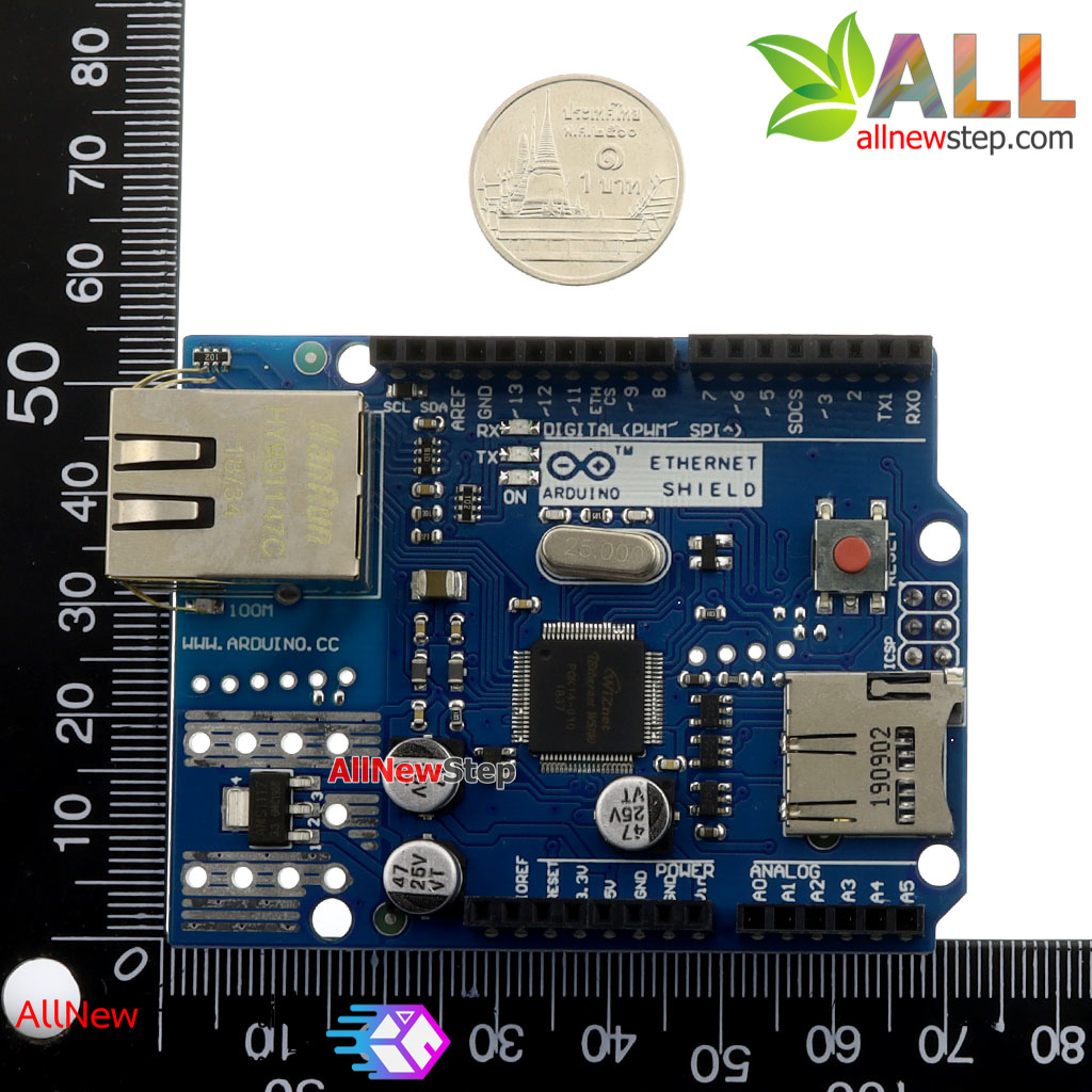 Ethernet Shield W5100 R3 Support MEGA / Uno Support for Arduino - ArduinoAll ขาย Arduino ซื้อ ...