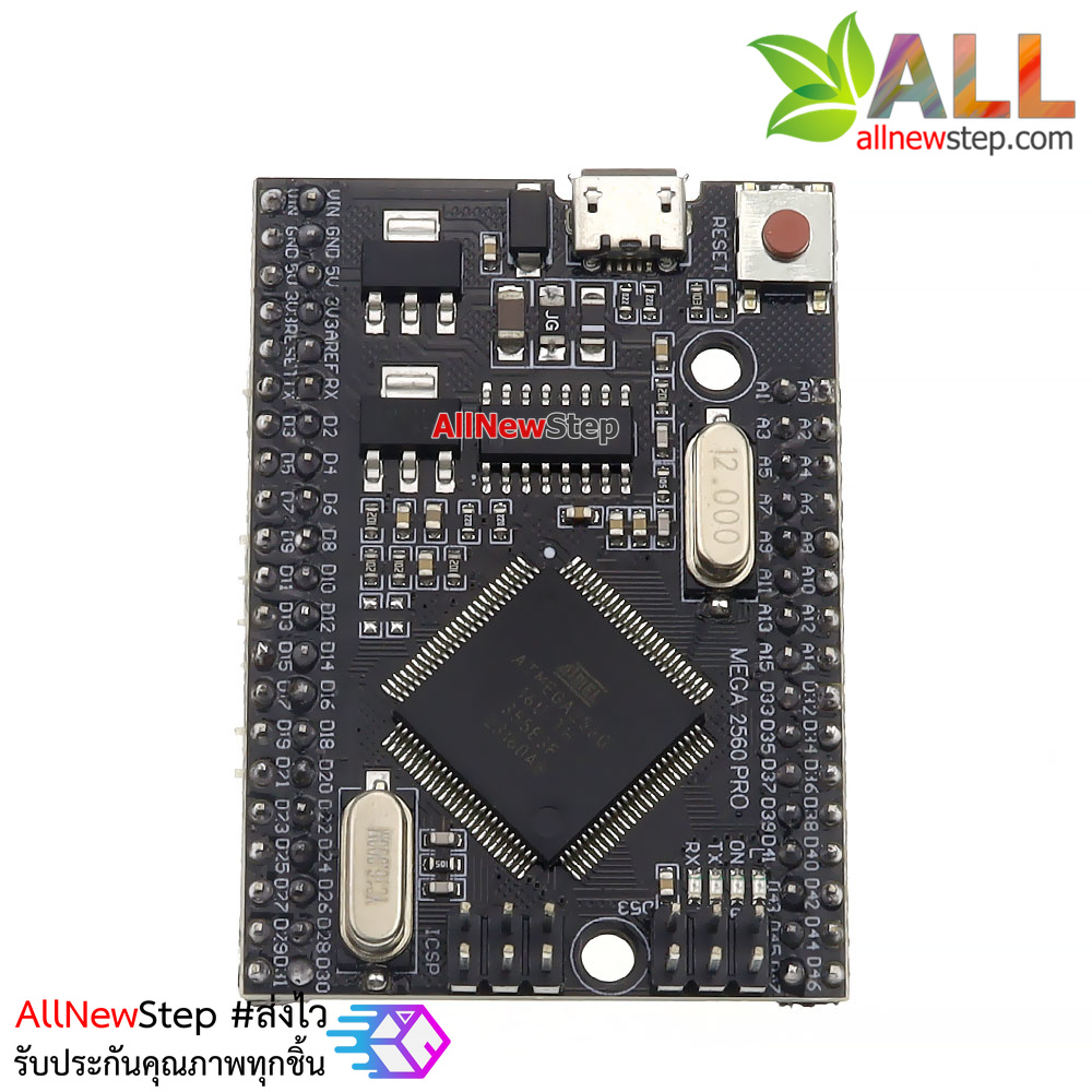 บอร์ด Arduino Mega2560 Pro Arduino Mega2560 Pro ATmega2560 CH340G (Arduino-Compatible) แบบบัดกรี ...