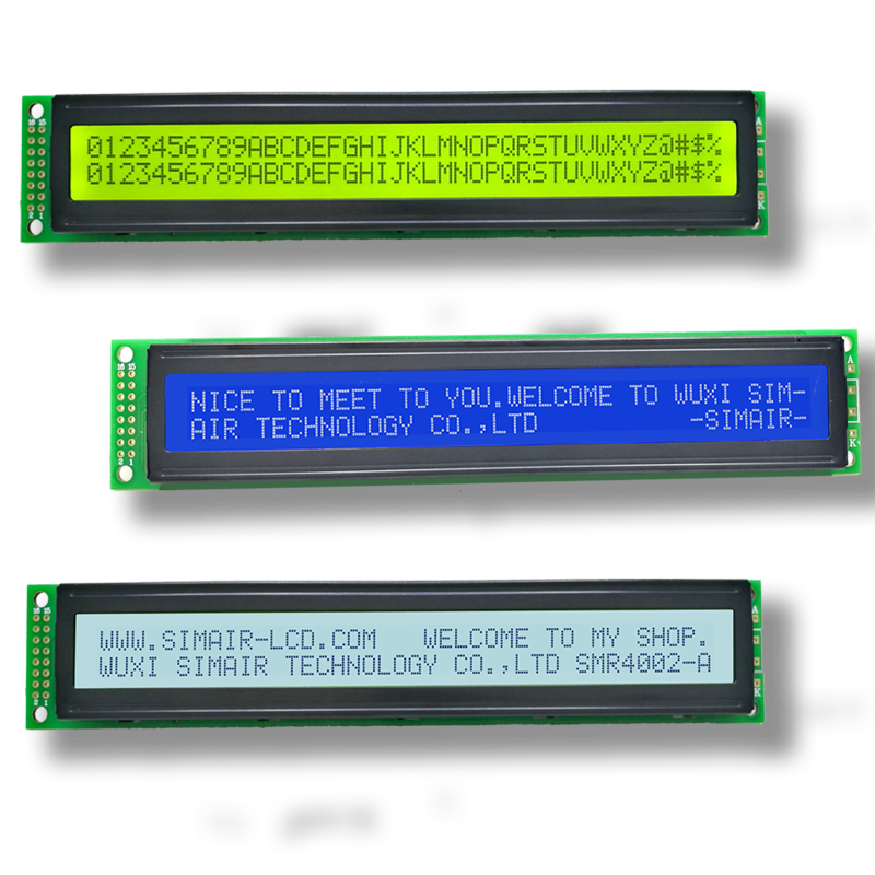 LCD 4002 ฟ้า lcd 4002 lcd screen 5v 40x2 display module 4002 dot matrix ...