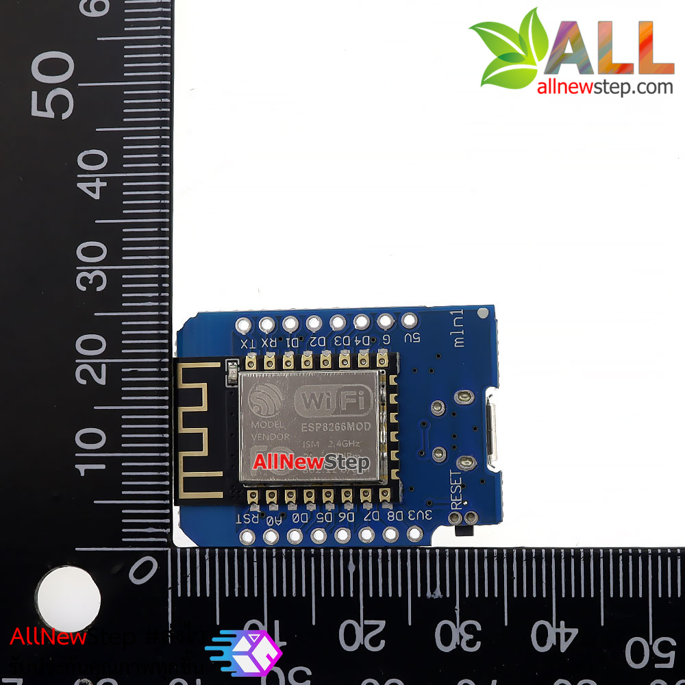 WeMos d1 mini NodeMCU wemos d1 mini WIFI ESP8266 nodemcu พร้อม Pin Header - ArduinoAll ขาย ...