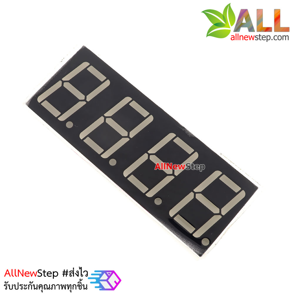 7 Segment 056 นิ้ว Common Anode 4 Digit Red ไฟ 7 Segment 056 4 หลัก สีแดงแบบไฟบวกร่วม 5461b
